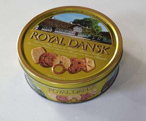 Tin - ROYAL DANSK Danish butter cookies tin as per photos for sale in Bloemfontein (ID:620917763)