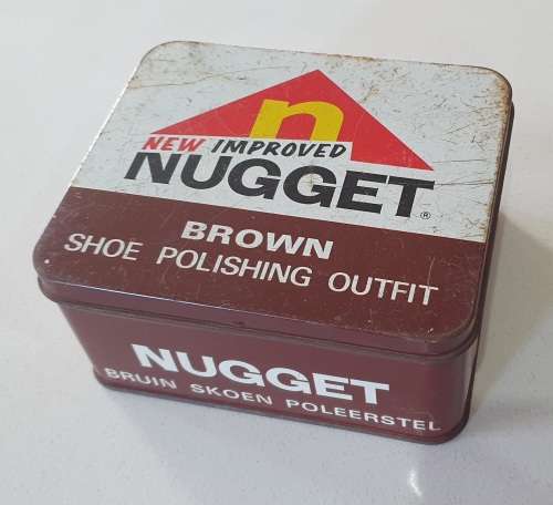 Tin - NUGGET shoe polish tin as per photos was listed for 0 on 13 Jul ...