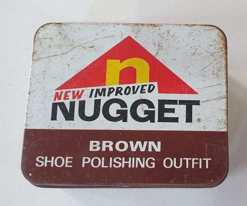 Tin - NUGGET shoe polish tin as per photos was listed for 0 on 13 Jul ...