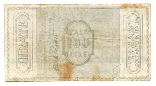 Europe & Great Britain - 1976 Italy Bank of Veneto 100 Lire Cheque for ...