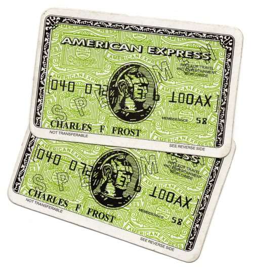 Numismatic collectables - Vintage Specimen American Express Card ...