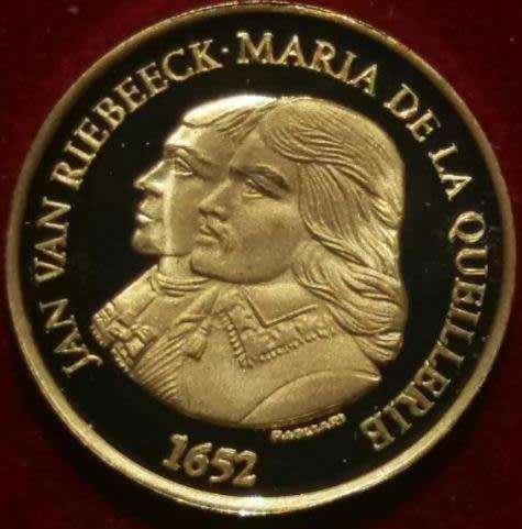 Gold & Bullion Coins - Jan van Riebeeck & Maria de la Queillerie 1652 ...