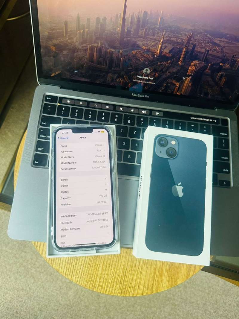 Apple - iPhone 13 , Midnight (128GB) Excellent Pre-owned Condition ...