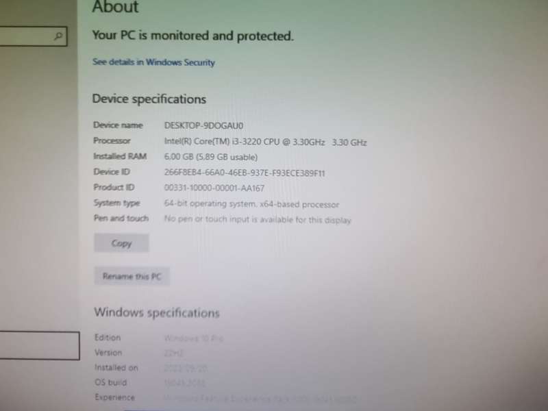 PC Desktops & All-in-Ones - Gigabyte Desktop i3-3320 6Gb 1Tb HDD !no ...