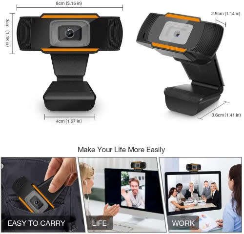 Webcams - Portable Webcam 720P Webcam Usb Plug Webcam For Pc Youtube ...