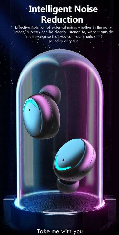 Headsets - MZ49 Wireless Earbuds With Power Bank. For Android, iOS ...