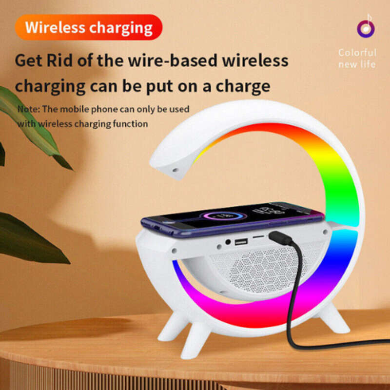 Chargers - RGB Wireless Phone Charger, Atmospheric Desk Lamp ...