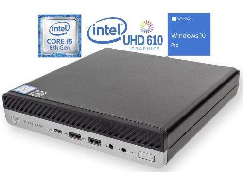 PC Desktops & All-in-Ones - 8th Gen HP EliteDesk i5 @ 2.10Ghz, 8GB DDR4 ...