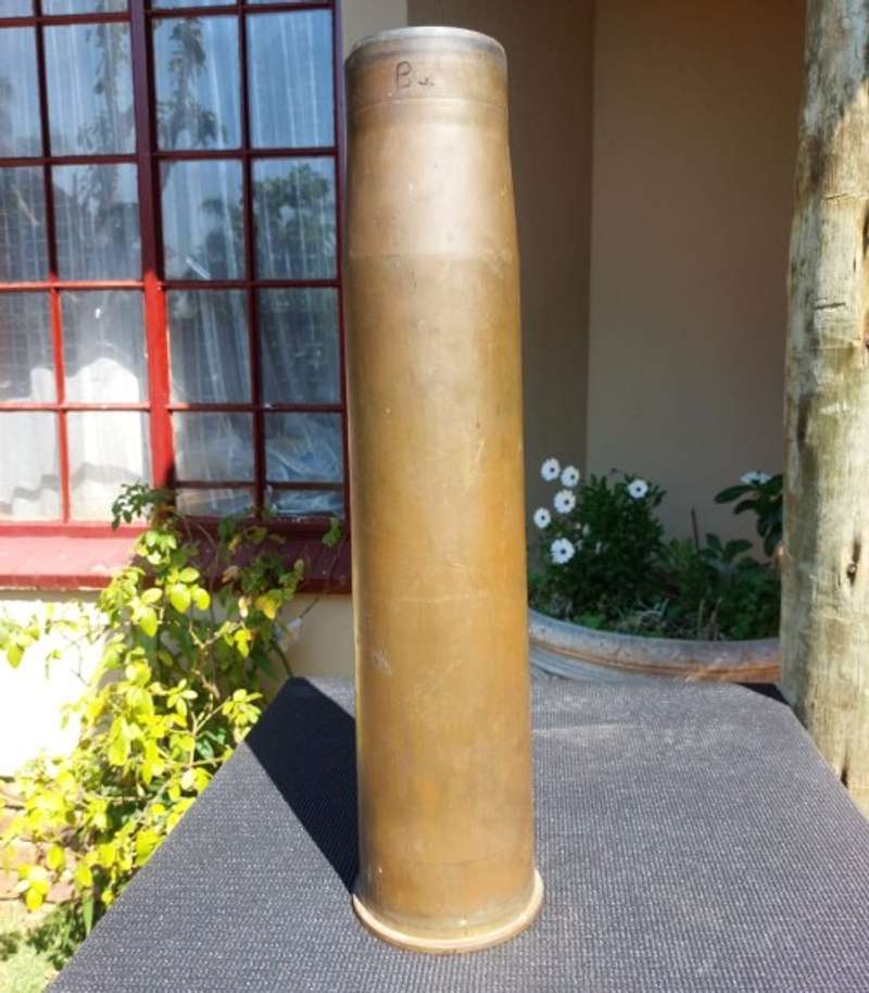 Other Militaria - GIGANTIC 61,5CM HIGH 105MM CALIBRE M68 TANK GUN SHELL ...