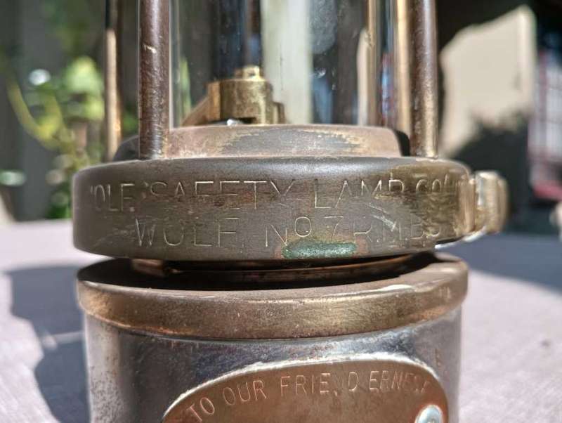 Lamps & Lanterns - Amazing Antique Victor Kent UK The Wolf Safety Lamp ...