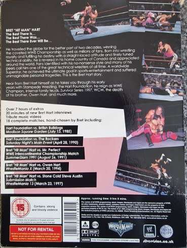 Movies - Wrestlemania Bret Hart Hit Man DVD Set was listed for 50.00 on ...