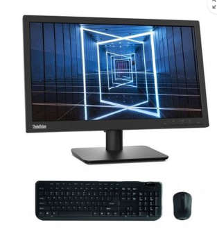 Monitors - Lenovo Monitor 19.5` Wide LED - Monitor + Keyboard and Mouse ...