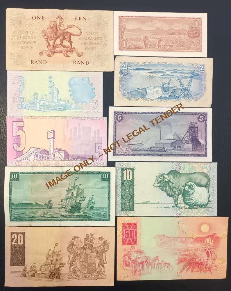 Other South African Bank Notes - SOUTH AFRICAN BANKNOTE COLLECTION X 10 ...