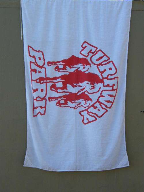 Other Movie Memorabilia - Turfway Park Flag used in the movie `Racing ...