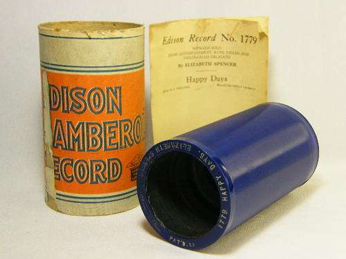 Other Antiques & Collectables - Edison Blue Amberol phonograph record ...