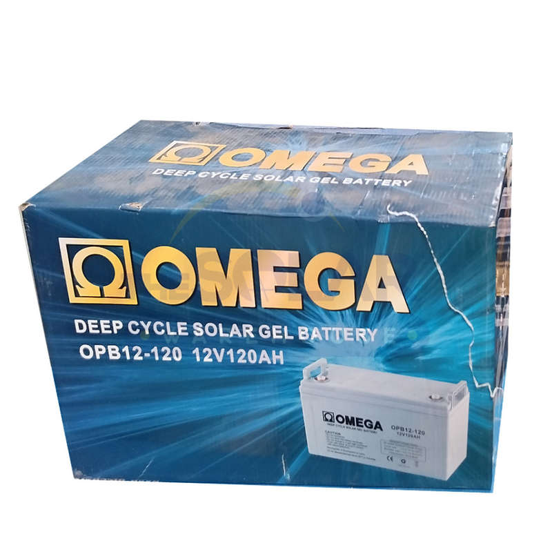 Battery & Charger Combos - Omega Deep Cycle Gel Battery Opb12-120 12V ...