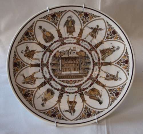 English Porcelain - Shakespeares Characters Decorative Wall Plate by ...