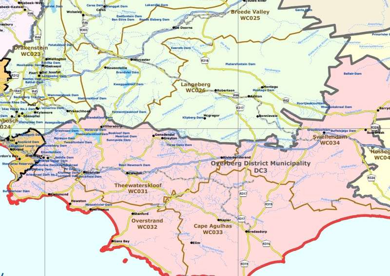 Maps - South Africa Municipal Boundaries Provincial Maps Digital ...