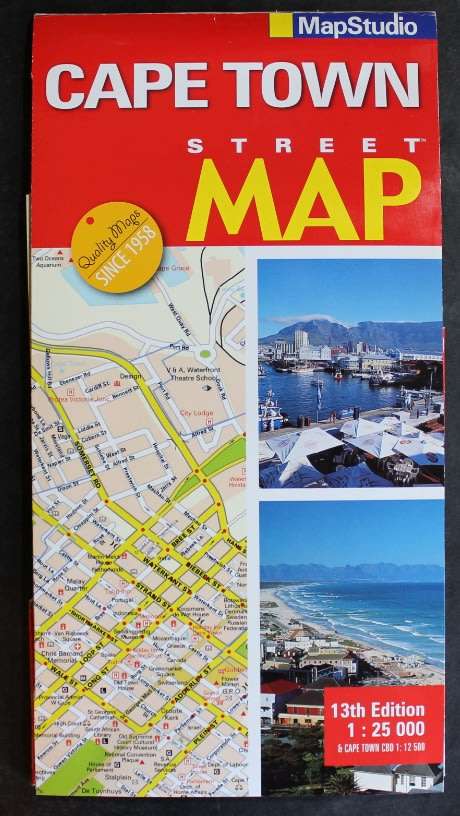 Maps - Map Studio 13th Edition Cape Town Street Folded Map for sale in Cape Town (ID:620195729)
