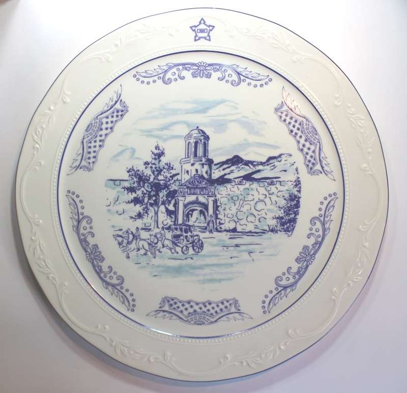 South African Porcelain - The Castle Cape Town Decorative Wall Plate by ...