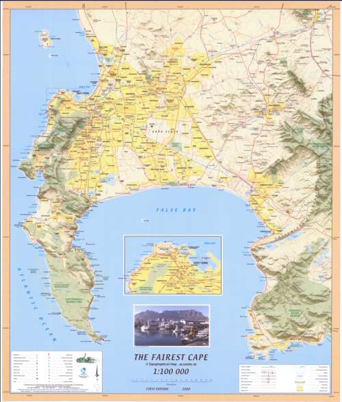 Maps - Fairest Cape Map of Cape Peninsula 2000 Printed Map was listed ...