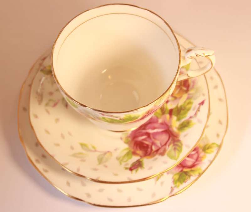 English Porcelain - Paragon Golden Emblem (White) Fine Bone China Trio ...