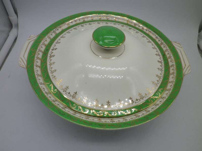 English Porcelain - Sumptuous Vintage Art Deco ALFRED MEAKIN Lidded ...