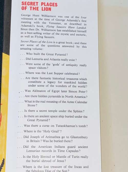 History & Politics - SECRET PLACES OF THE LION BY GEORGE HUNT ...