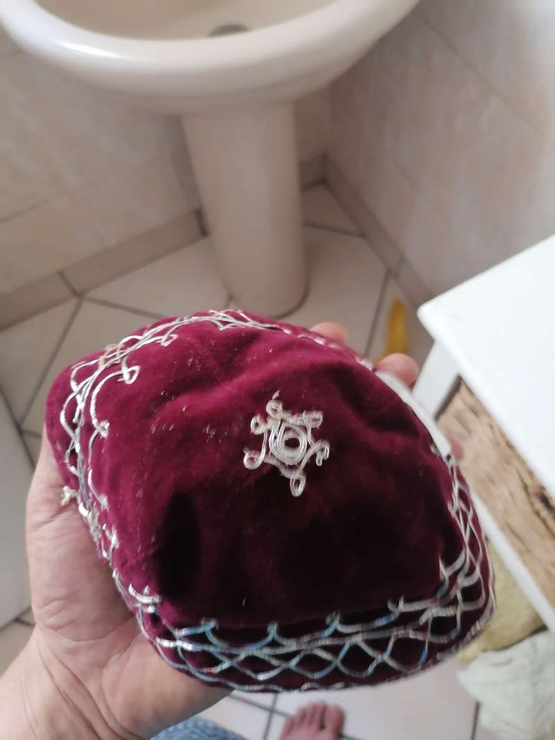 Hats & Caps - Vintage Jewish Kippah Yarmulke Skull Cap made in Israel ...