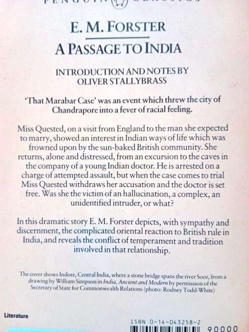 Classic Fiction - A Passage to India, E.M. Forster for sale in ...