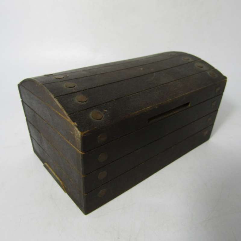 Other Antiques & Collectables - Vintage treasure chest shaped money box ...