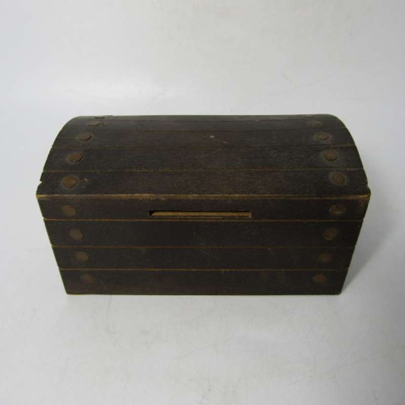 Other Antiques & Collectables - Vintage treasure chest shaped money box ...