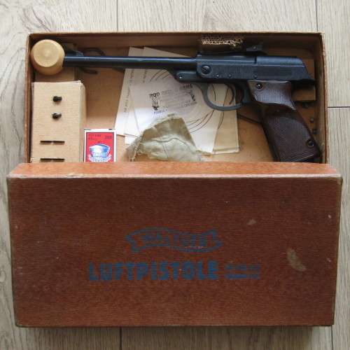 Other Militaria - Vintage Walter LP model 53 air pistol in original box ...