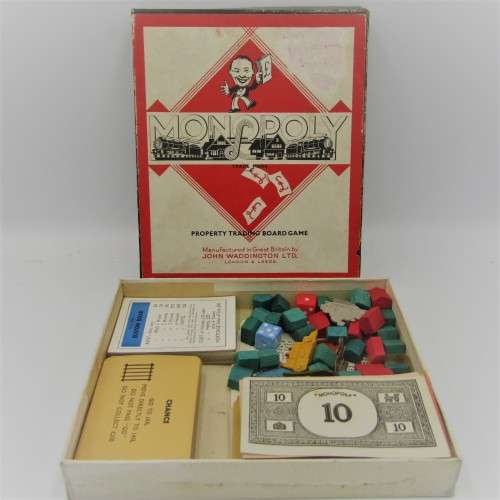 Board Games - Vintage Monopoly with rare metal tokens - no board for ...