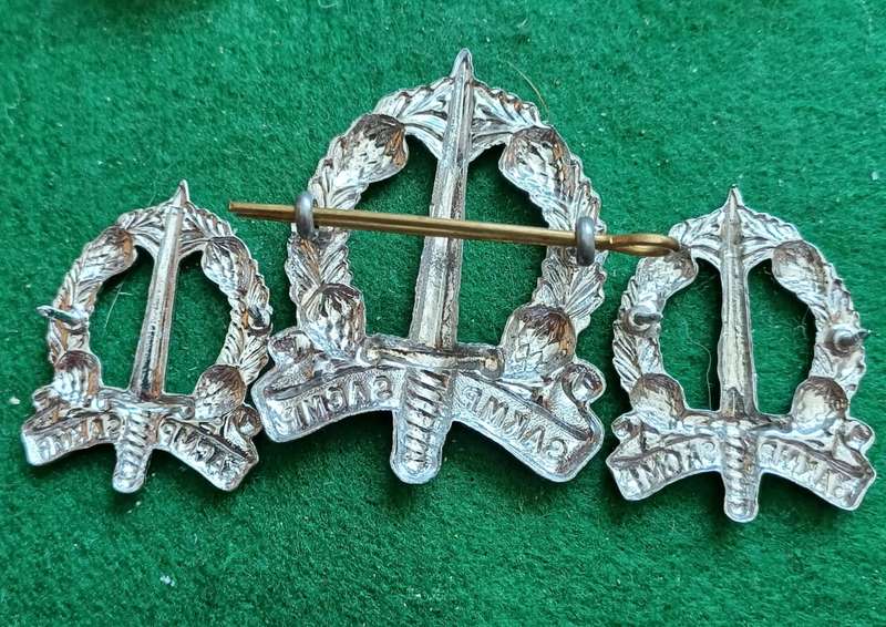 South African Army - SA Corps of Military Police chrome cap and collar ...