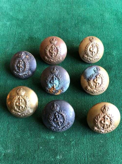 South African Army - SA MEDICAL CORPS BRASS TUNIC BUTTONS-WORN FROM ...