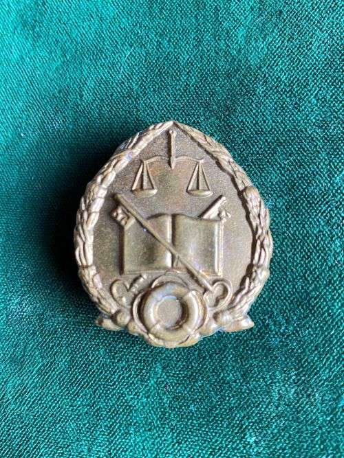 South African Army - REP OF SA PRISONS SERVICE CAP BADGE-ONE LUG for ...