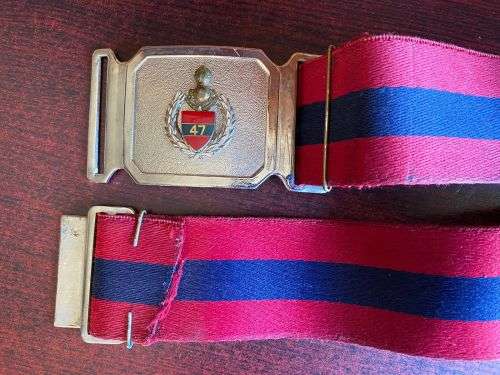 Belts & Buckles - ENGINEERS/47 SURVEY SQUADRON STABLE BELT-EXTENDED ...