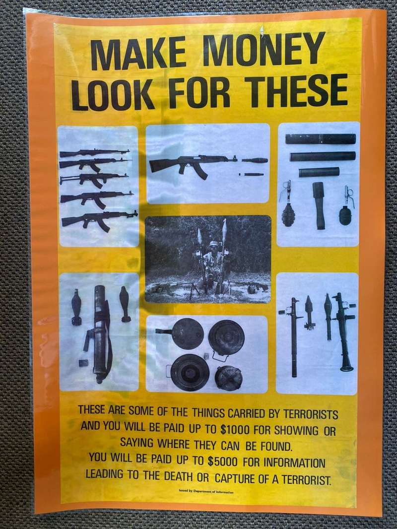 Other War Memorabilia - LARGE LAMINATED,RHODESIAN POSTER-MEASURES 84X60 ...