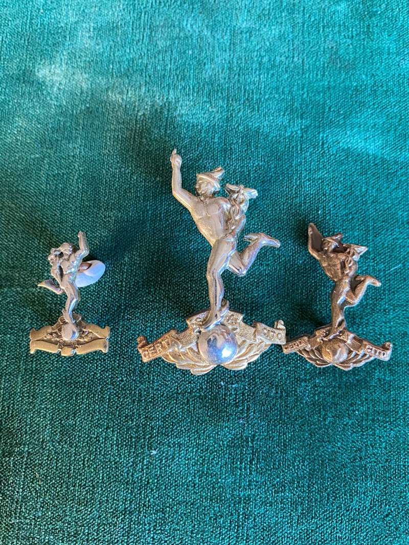 South African Army - SA CORPS OF SIGNALS CAP AND 2 COLLARS-WORN FROM ...