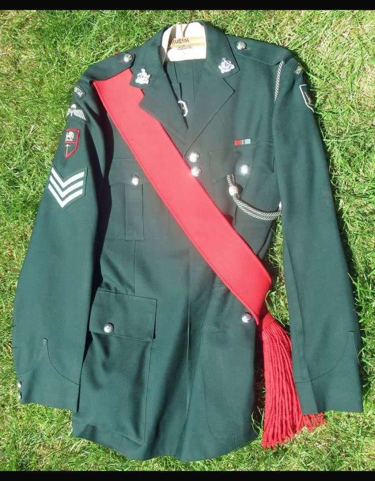 Uniforms - SCARCE RHODESIAN LIGHT INFANTRY PARADE SASH-PLEASE LOOK AT ...