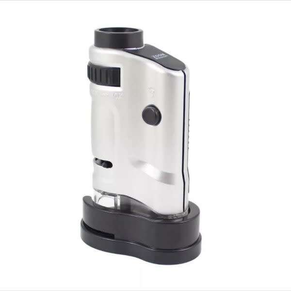 Microscopes - Magnifier Pocket Microscope Monocular Zoom HD Tickets LED ...
