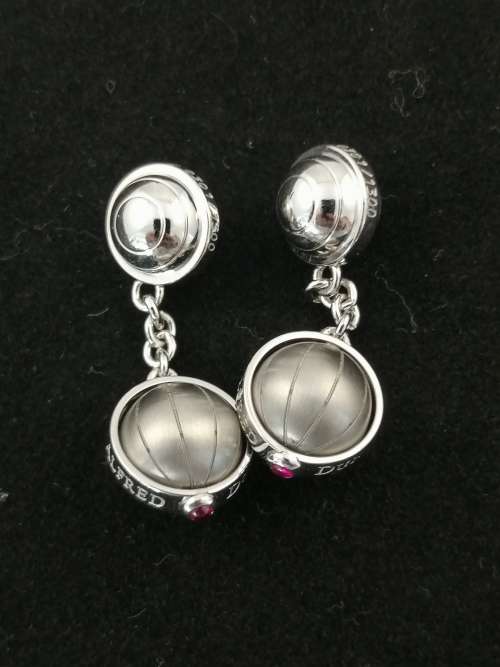 Cufflinks - Alfred Dunhill Longitude Silver and Ruby Cufflinks Ltd Edition was listed for 9,000. ...