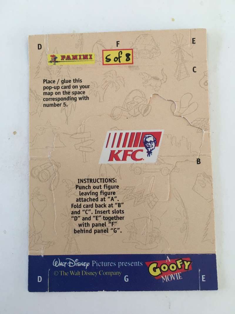 Trading Cards - PANINI KFC TRADING CARD A GOOFY MOVIE NO. 5 - C'MON ...
