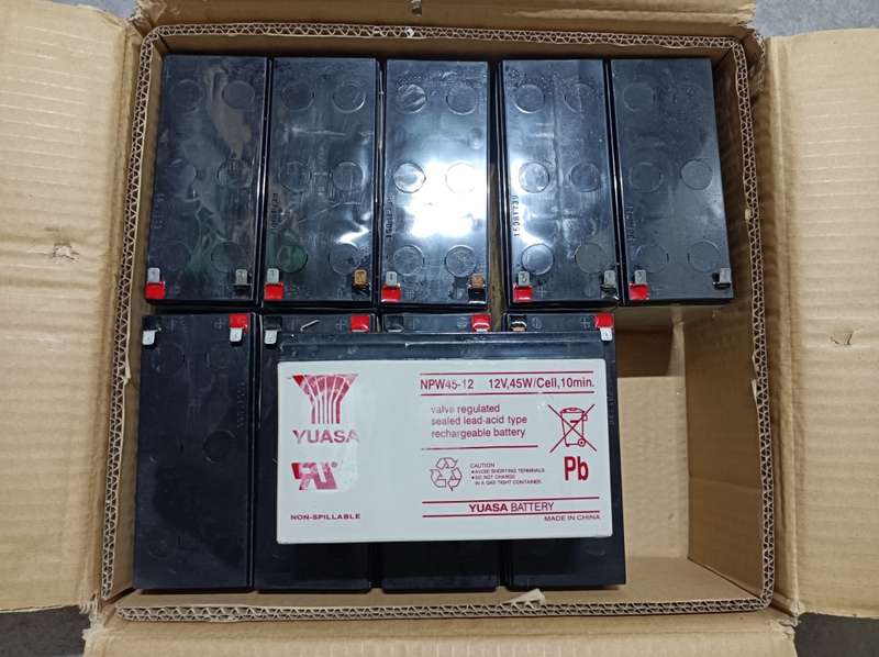 Rechargeable Batteries - Box of 10x dead 12v lead acid batteries for ...
