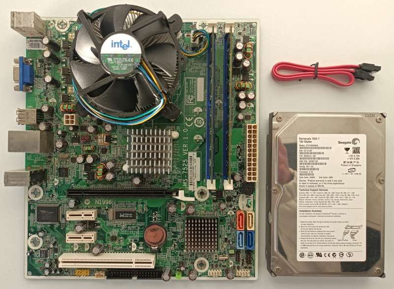 Motherboard & CPU Bundles - HP board + Intel C2D E7500 + 2GB RAM + 82GB ...