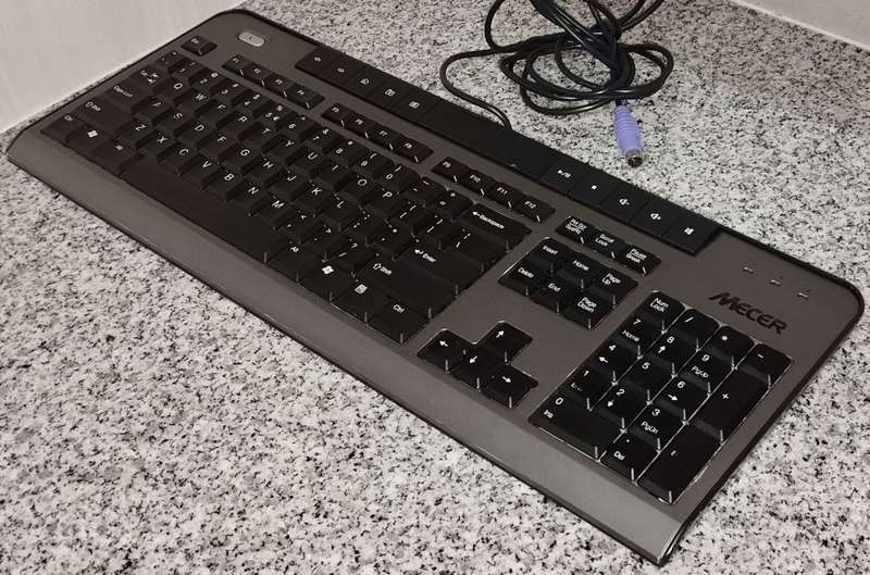 Keyboards - Mecer Black PS/2 Keyboard with multi-media keys for sale in ...