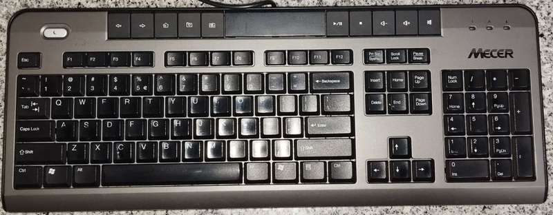 Keyboards - Mecer Black PS/2 Keyboard with multi-media keys for sale in ...