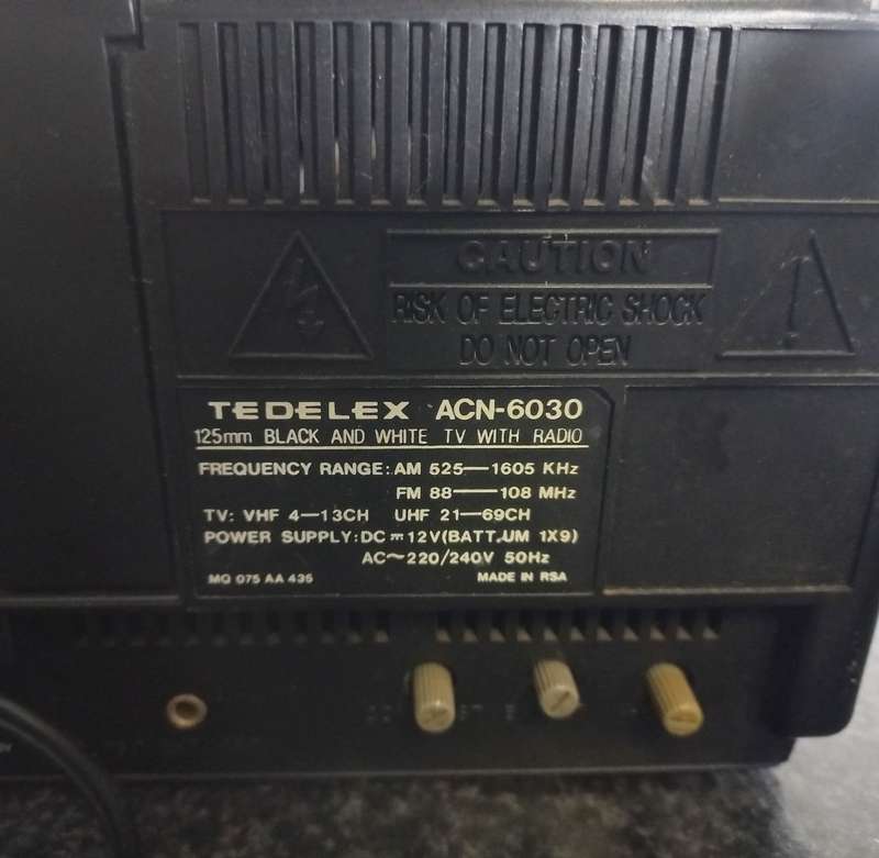 Mini Hifi & Radios - TEDELEX MINI TV AND RADIO IN GOOD WORKING CONDITION was sold for 590.00 on ...