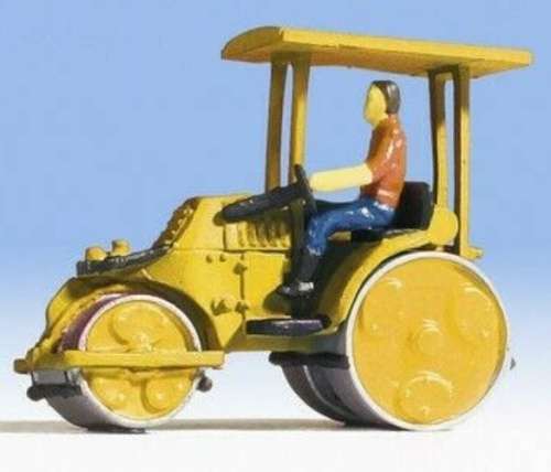 Scenery - Zettelmeyer Compaction Roller yellow H01-87 Noch 16767 NEW ...